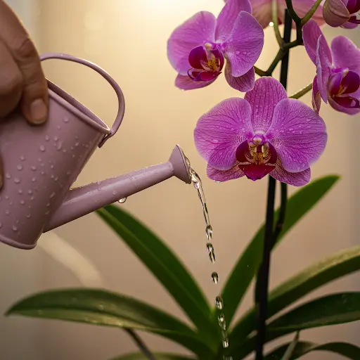 How to Water an Orchid/Proper Watering for Healthy Roots and Encouragement of Orchids/Orchid ...