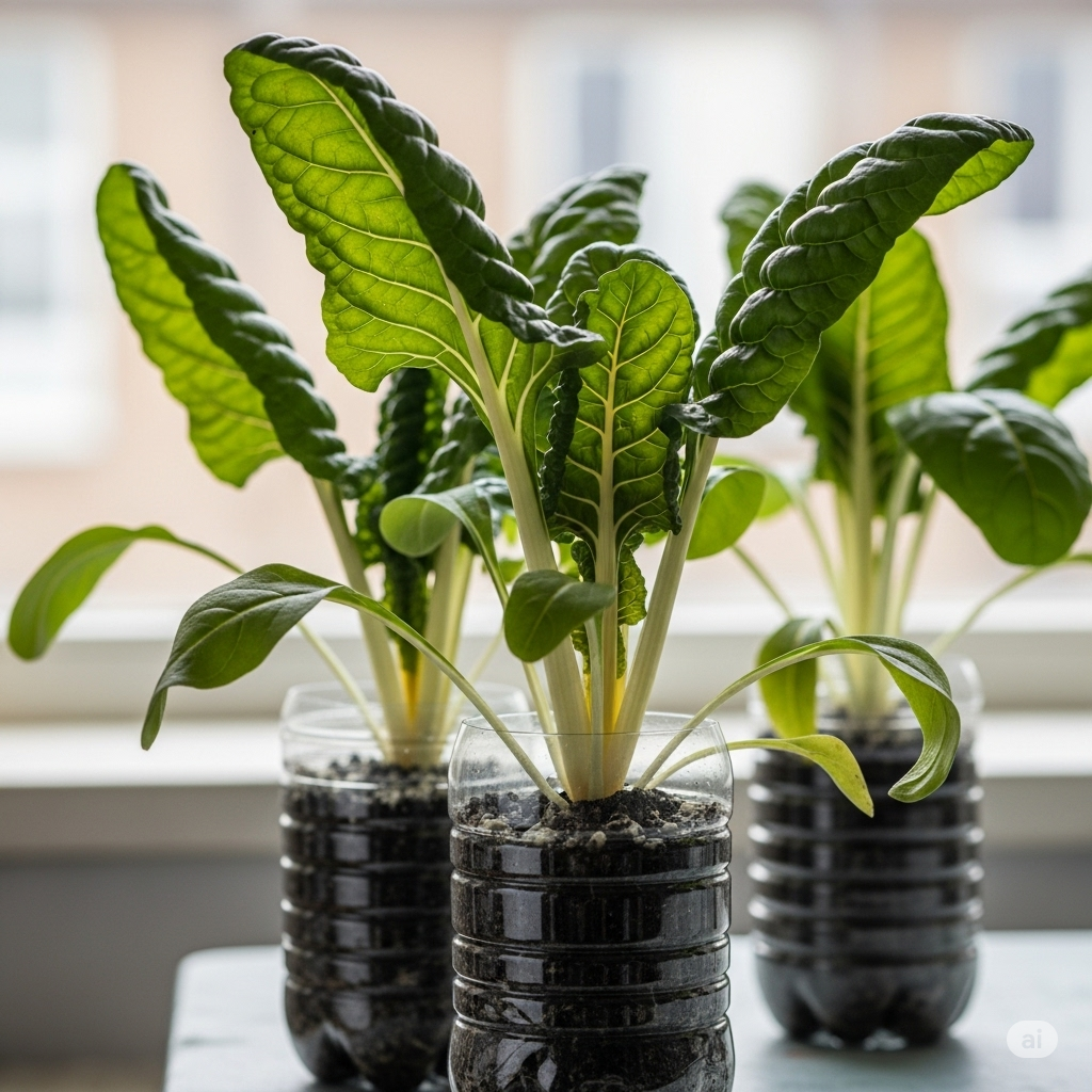 Growing Swiss Chard in Plastic Bottles: A Beginner's Guide - Home Garden Tips