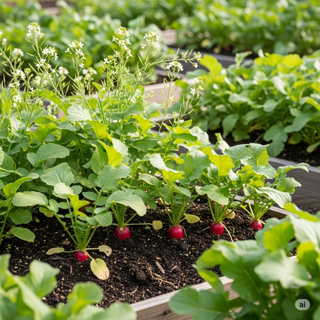 Fascinating Radish Companion Planting Images