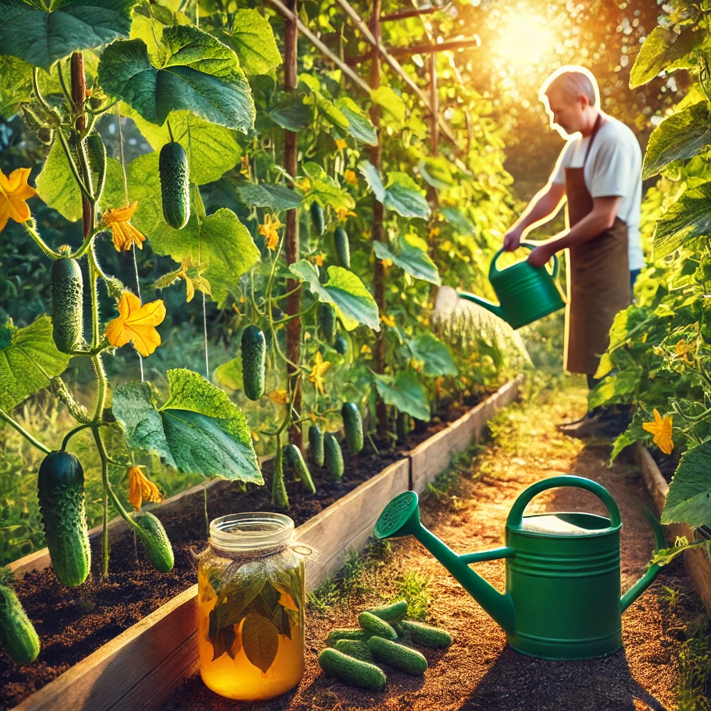 I do this and everyone asks me how my cucumbers produce so well! - Home ...