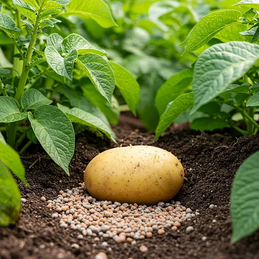 A ton of potatoes from one hundred square, the most clever way to get a ...