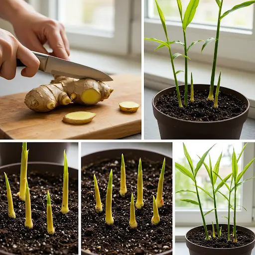 How to grow ginger at home for your family to eat all year round - Home ...