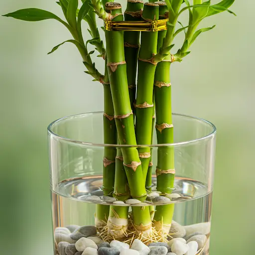How to grow plants in water for many roots | Growing lucky bamboo from ...