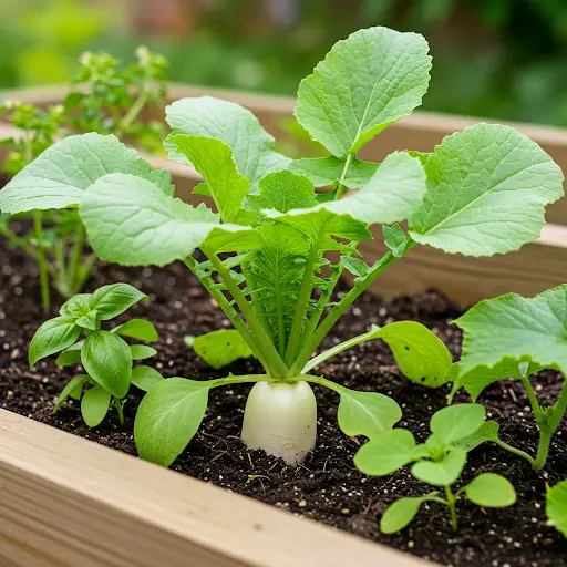 How to grow white radish at home for your family to eat all year round ...