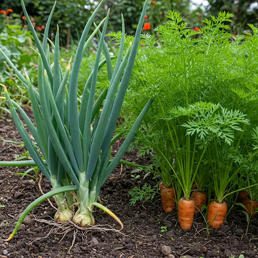 Plant this plant next to onions - they protect themselves from pests ...