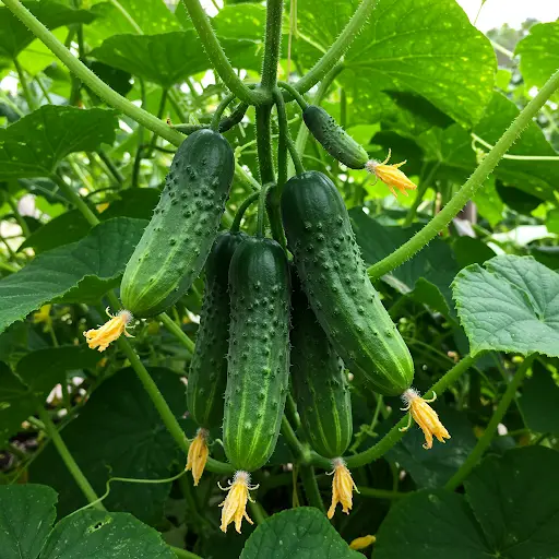 Cucumbers Gone Wild Tomatoes Growing Like Crazy Since I Gave Them This