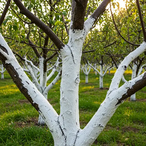 Why is it important to whitewash fruit trees and when should it be done ...