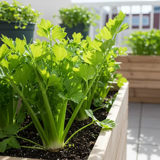 Growing Celery on the terrace, this way is both easy and effective ...