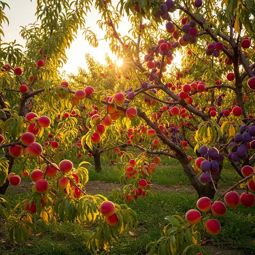 Which are fruiting and which are leaf buds? Encourage the fruit tree to ...