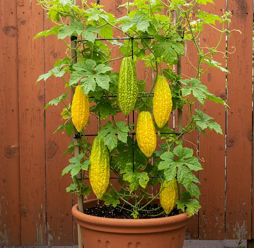 Didn't expect it to be so easy to grow bitter melon at home, tips for ...