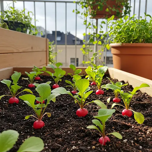 Growing white radish on the terrace for high yield, easy for beginners ...