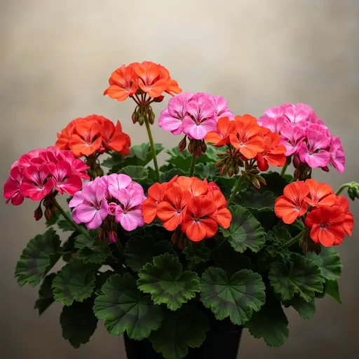 I make THIN PELARGONIUM (Geranium) Grow in Shire and Blossom with a Hat ...