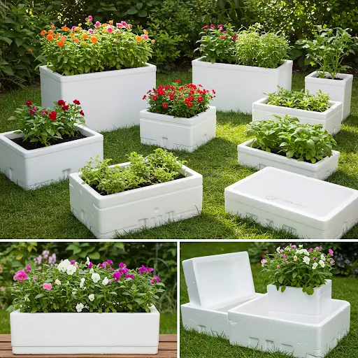 Effective solution for beginners using Styrofoam boxes for gardening ...