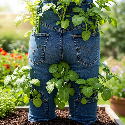 Why does the method of growing Potatoes in Jeans produce so many tubers ...