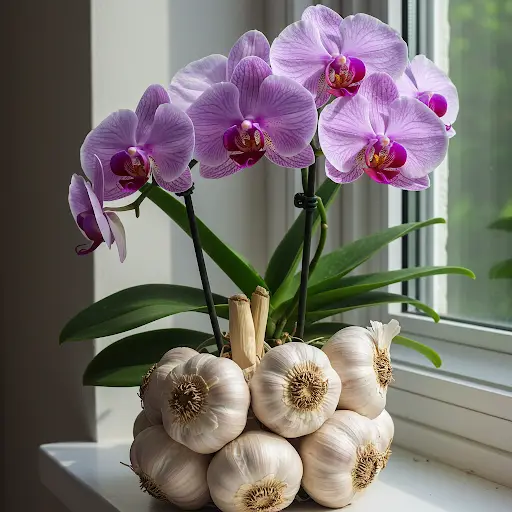 It immediately causes weak orchids to grow many roots and bloom ...