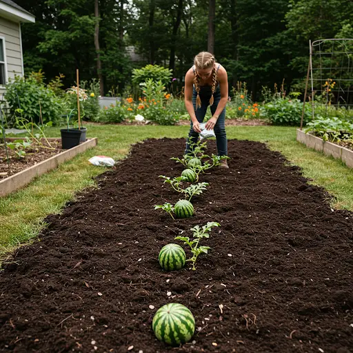Skill of growing square watermelons at home, let's see how they do ...