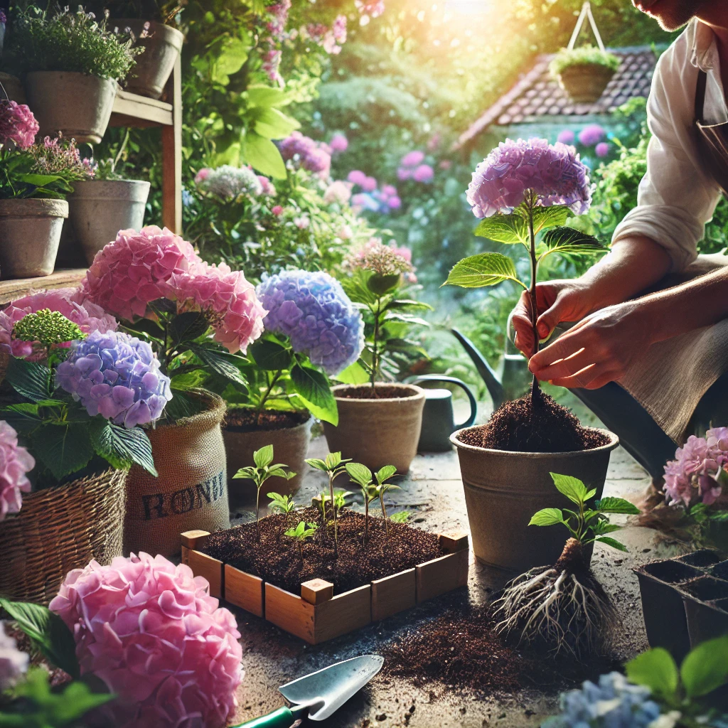 Now is the time to propagate hydrangeas - this is the easiest way ...