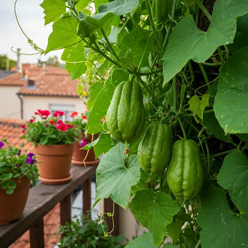 Tips for Growing Chayote in Plastic Containers — Producing Many Fruits ...