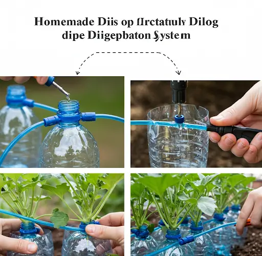 How to make a homemade drip irrigation system with cheap plastic ...