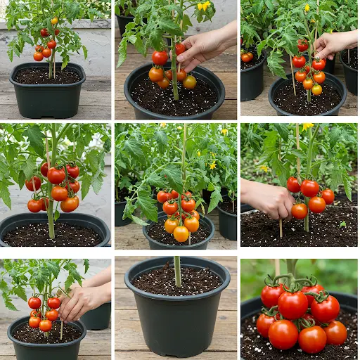 How to grow tomato plants in plastic containers - Home Garden Tips