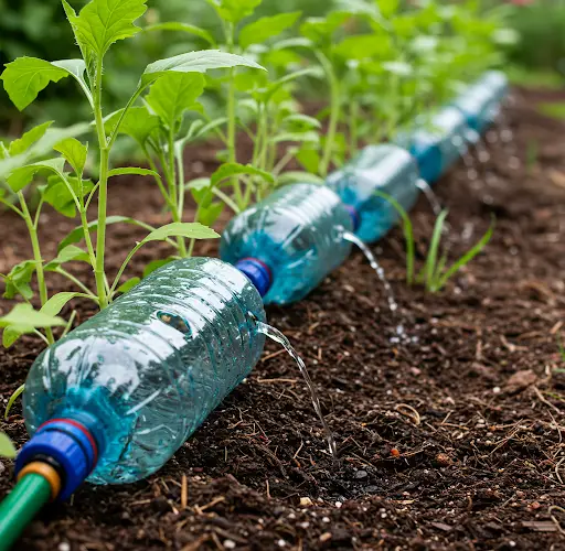 How to make a DRIP IRRIGATION system with plastic bottles. - Home ...