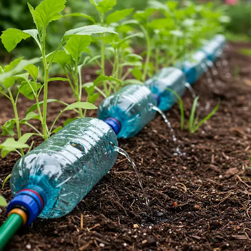 How to make a DRIP IRRIGATION system with plastic bottles. - Home ...