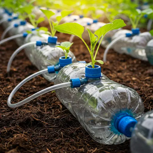 How to Make Drip Irrigation Very Easy, Fast, and Economical with Plastic Bottles - Home Garden Tips