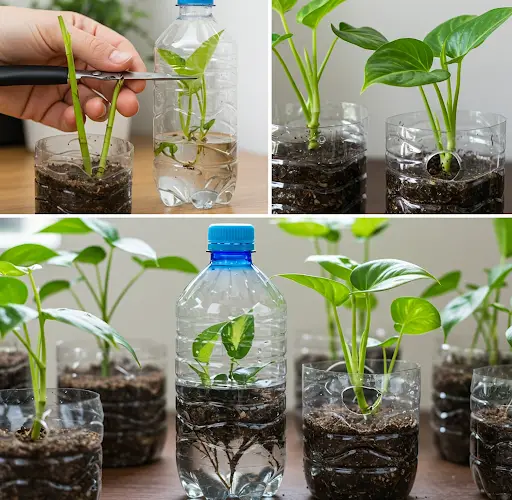 Propagate Rose Plant From Cuttings Very Fast and Easy With Sugar - Home ...