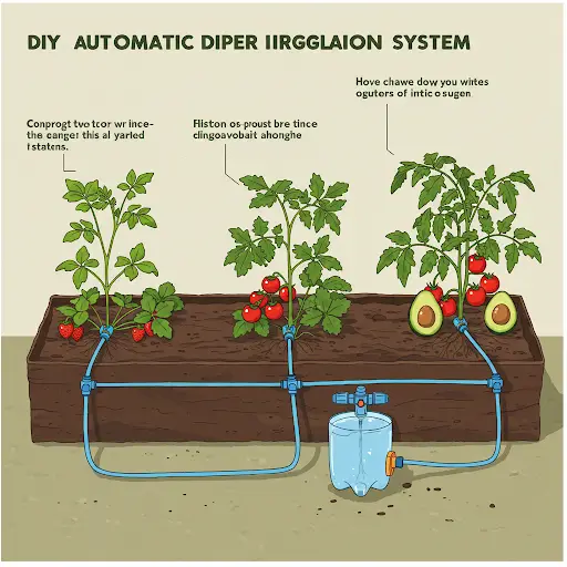 How to Make a Homemade Automatic Drip Irrigation System for ...