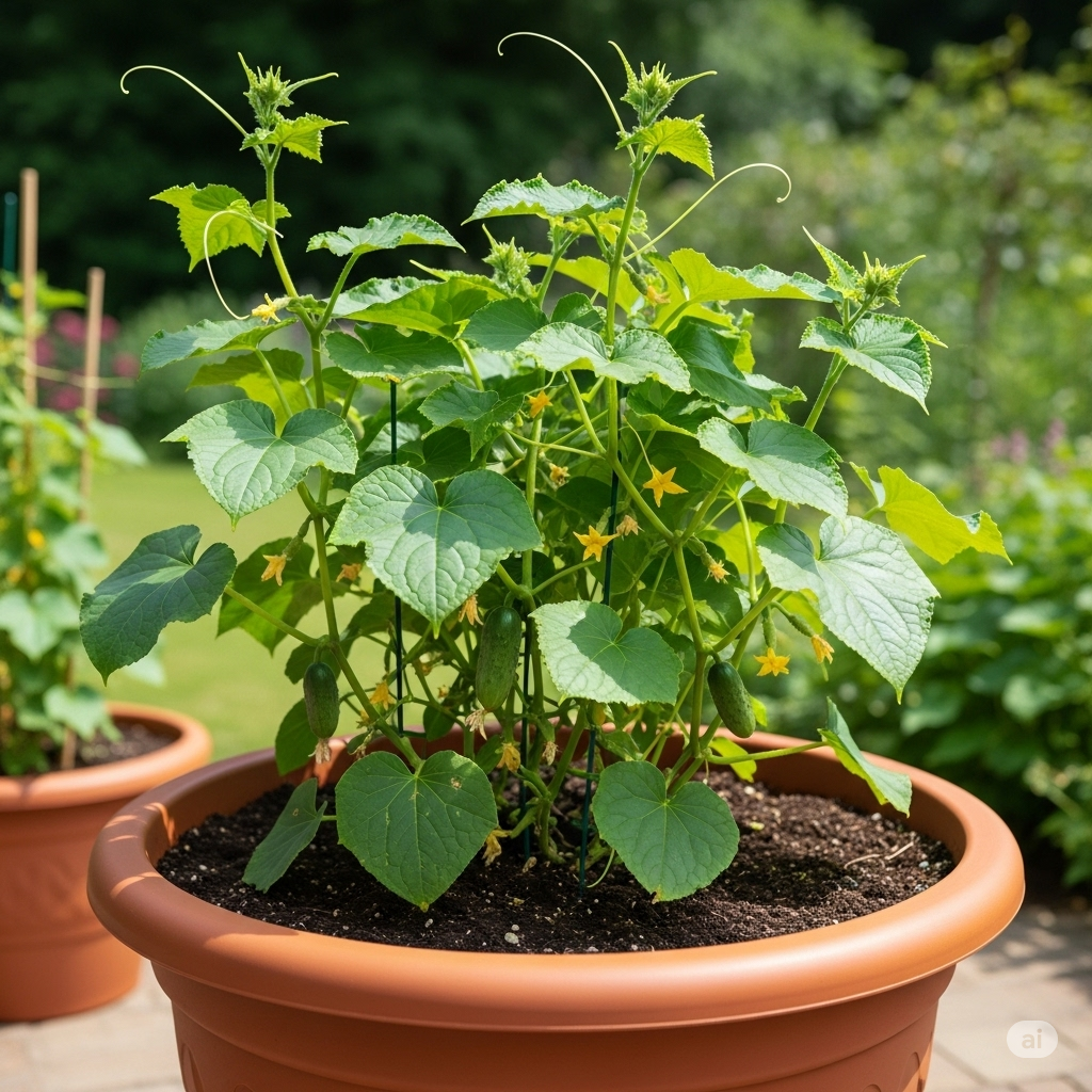 Dozens of Cucumbers in Pots: How to Sow, Plant, Germinate, and Grow ...