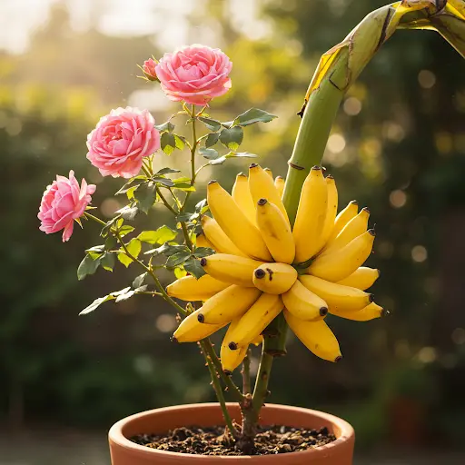 Just Bananas! Rose Roots Grow Like Lightning and Bloom Year-Round ...