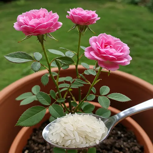 Just One Spoon of Rice! Roses Take Root, Sprout, and Bloom Nonstop ...