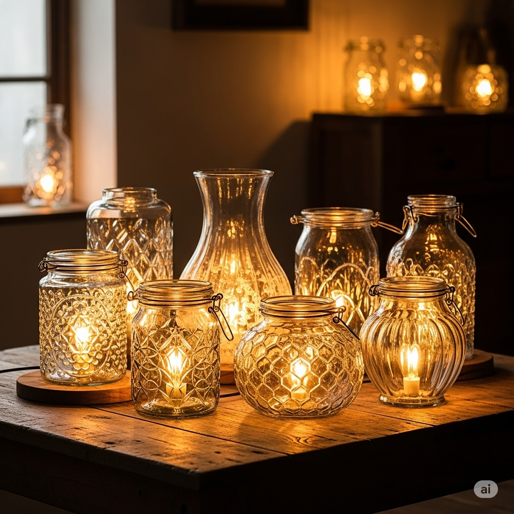 Never Buy Lamps Again! Transform Glass Jars Into Stunning DIY Lights ...