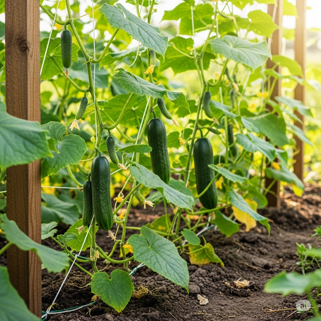 Beginner’s Guide to Growing Cucumbers in the Garden - Home Garden Tips