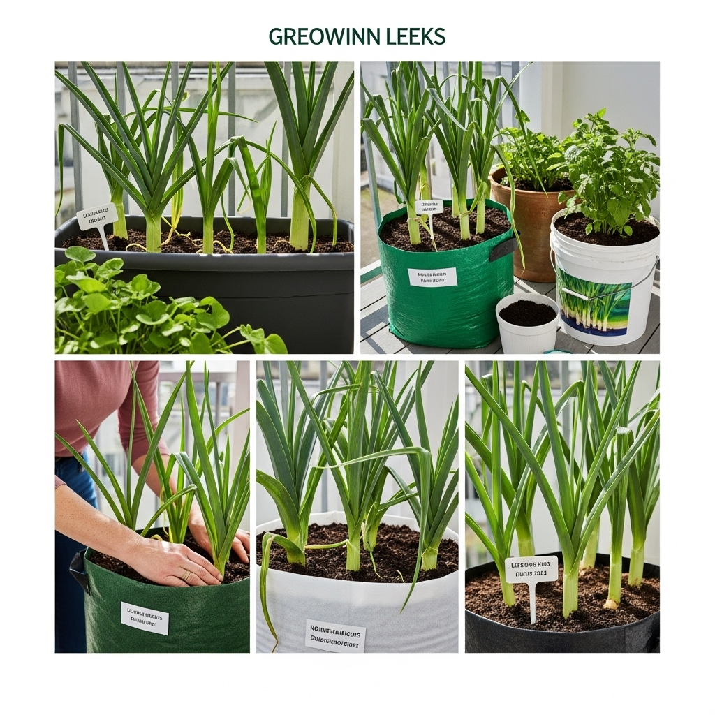 Growing Leeks in Containers – A Step-by-Step Guide - Home Garden Tips