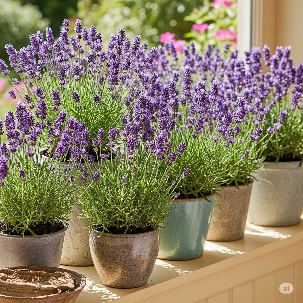 How to cultivate lavender in containers on your sunny windowsill - Home ...