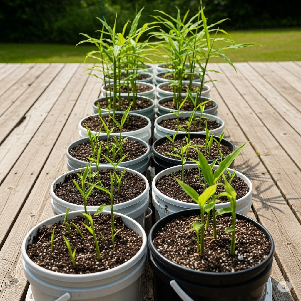 How to Grow Ginger in Buckets in a Small Corner of Your House - Home ...