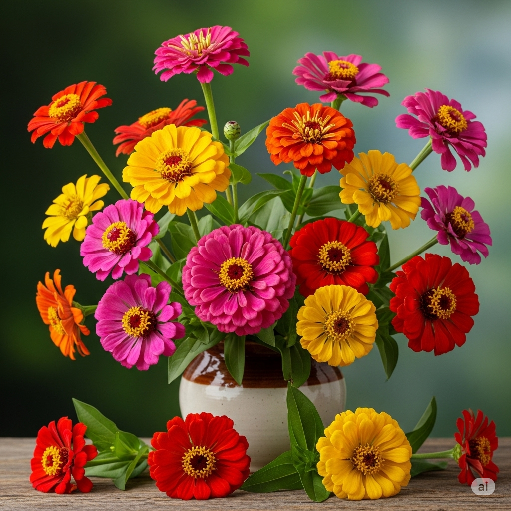 How to Use Zinnias in Cut Flower Arrangements - Home Garden Tips