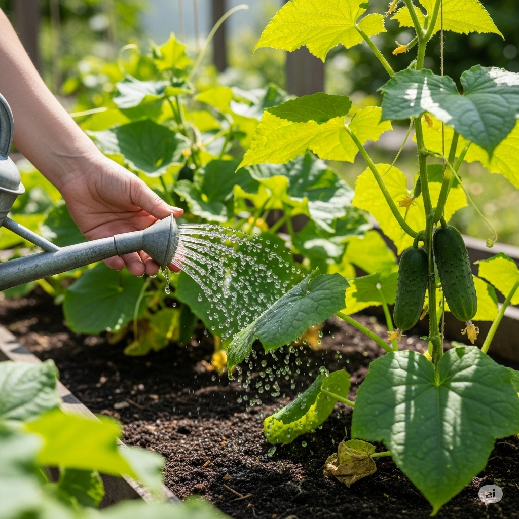 Water Your Cucumbers with This and Watch Them Take Off — Fast Growth ...
