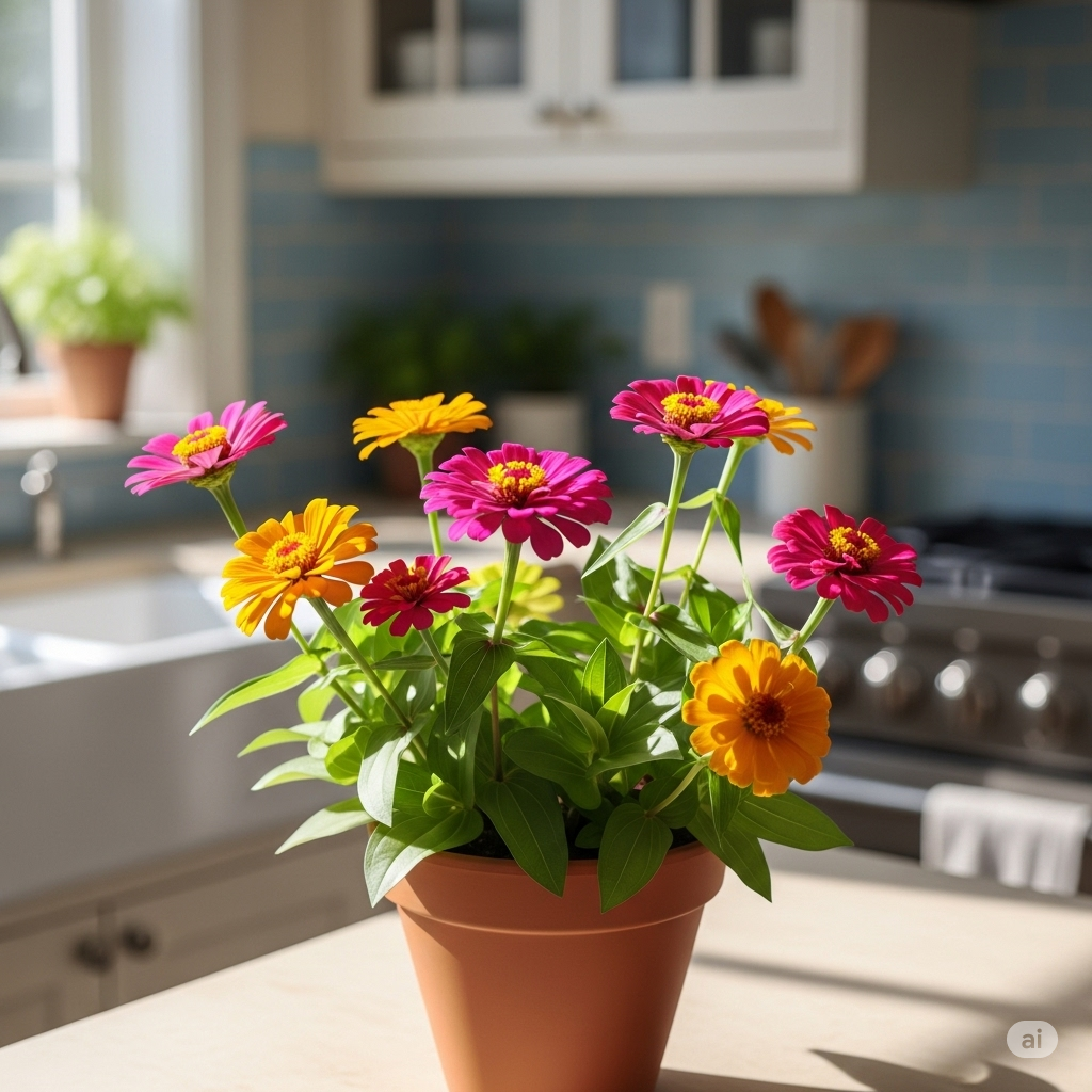 Zinnias for Small Spaces: Perfect for Pots and Borders - Home Garden Tips