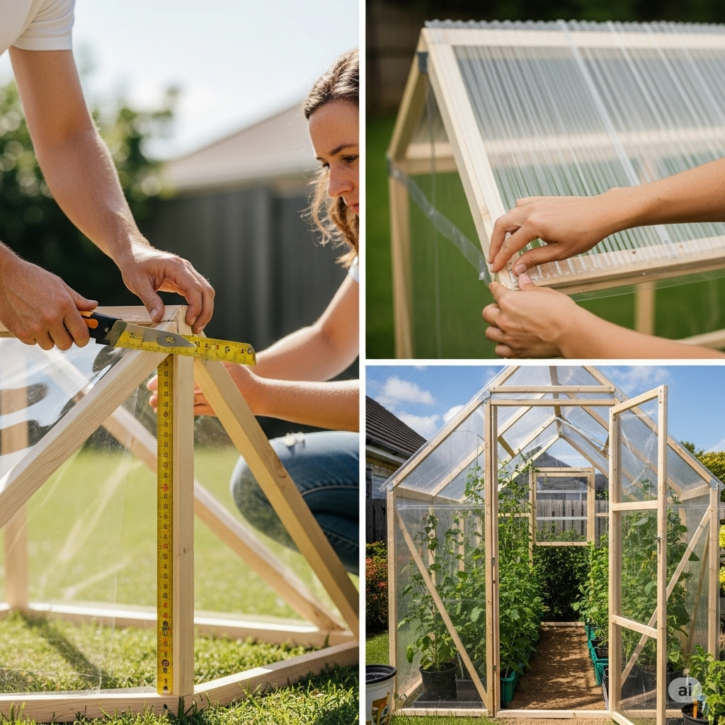 How to Build a Simple DIY Greenhouse at Home - Home Garden Tips