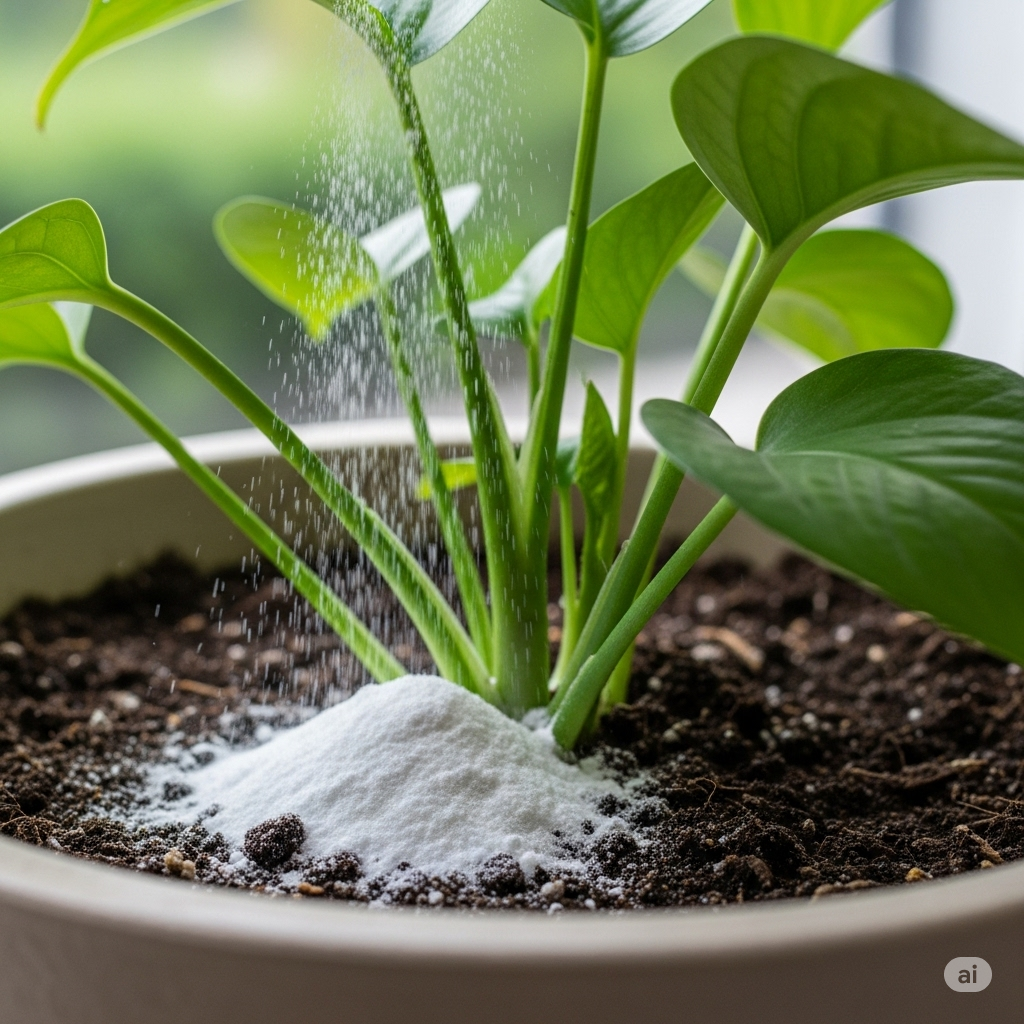 The White Powder Wonder: Baking Soda for Plant Health - Home Garden Tips