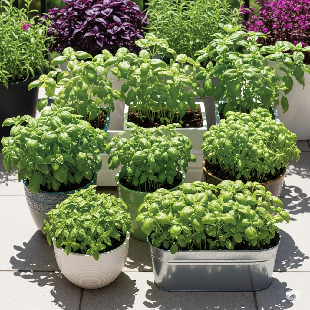 How to cultivate basil in containers on your sunny windowsill - Home ...