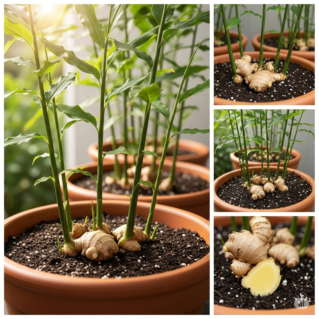 How to Grow Ginger in Pots in a Small Corner of Your House - Home ...