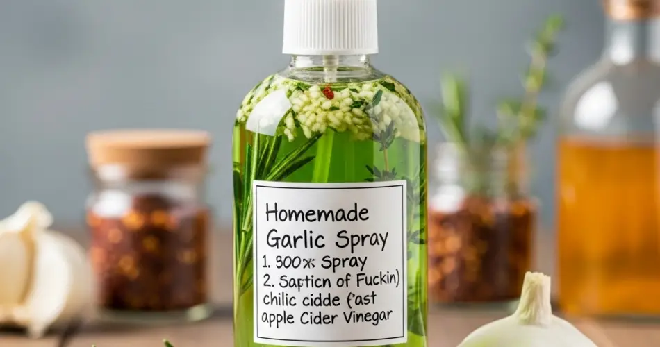 Homemade Garlic Spray to Keep Pests Away - Home Garden Tips