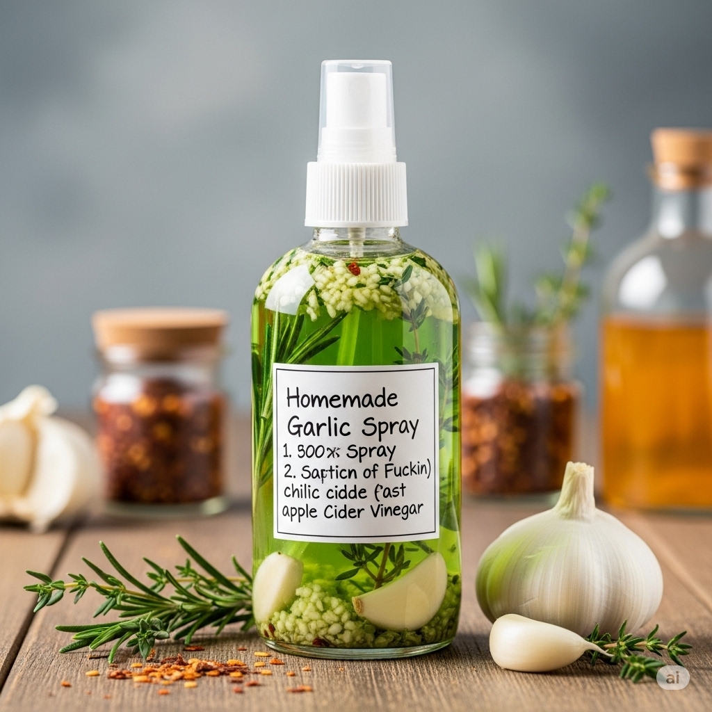 Homemade Garlic Spray to Keep Pests Away - Home Garden Tips