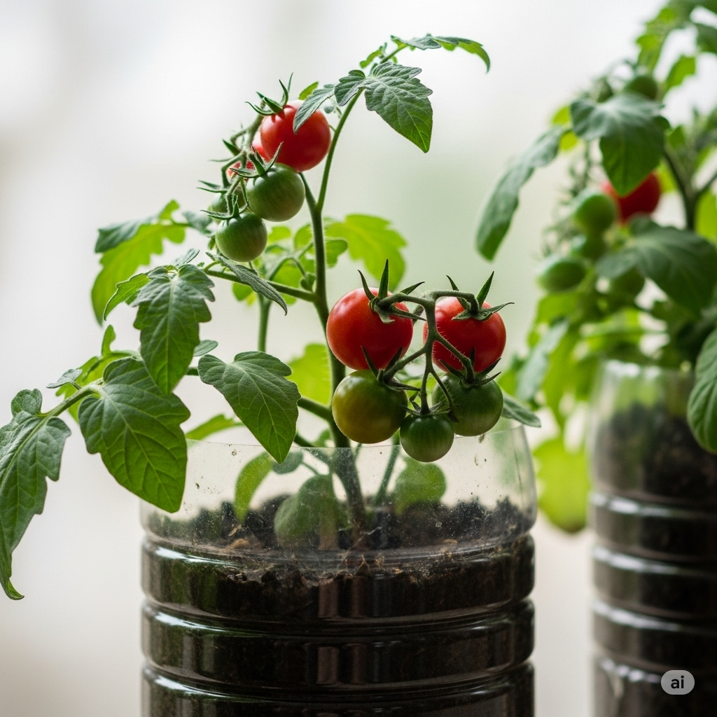 How to Grow Cherry Tomatoes in Bottles - Home Garden Tips