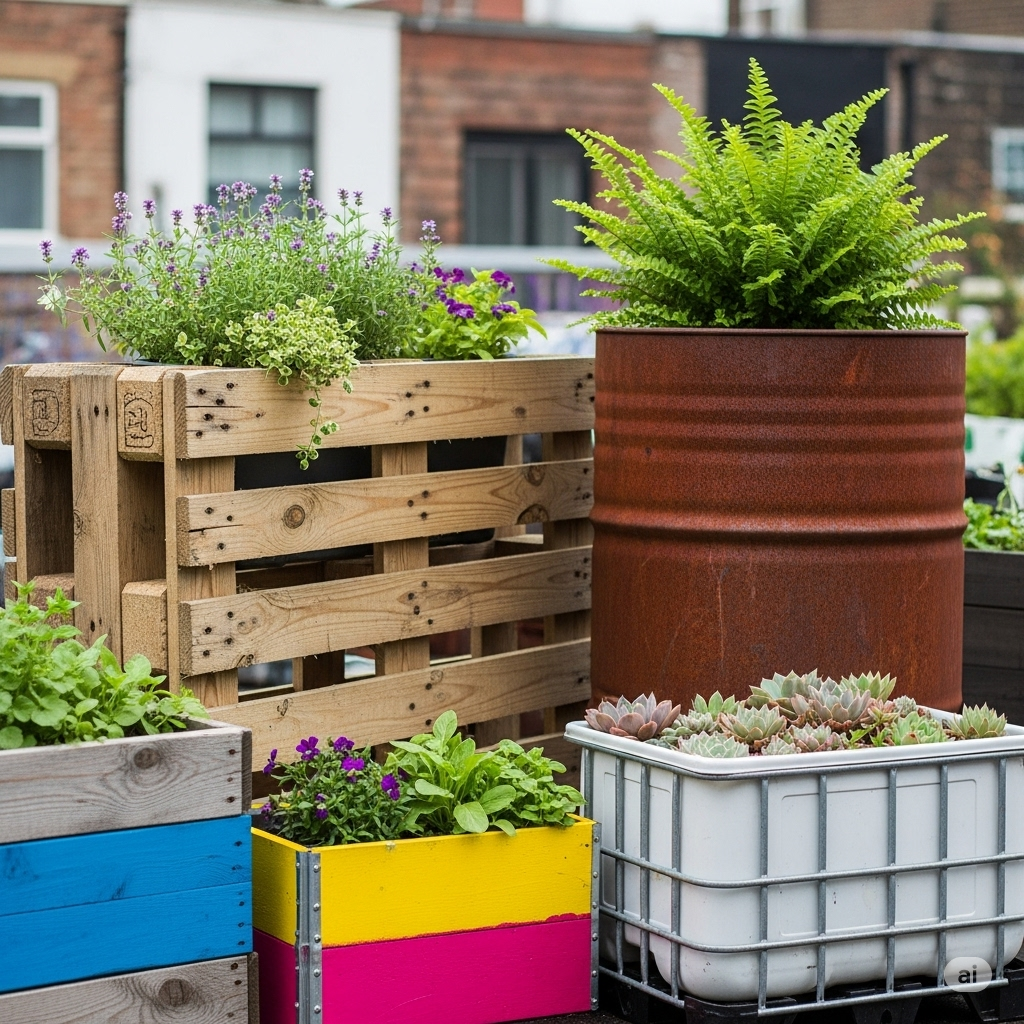 Making Plant Boxes with Recycled Materials - Home Garden Tips
