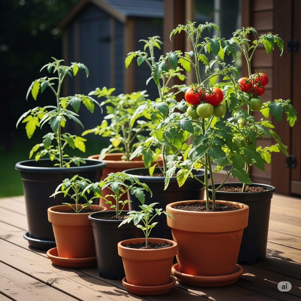 Grow Tomatoes on Your Balcony in Just One Pot - Home Garden Tips