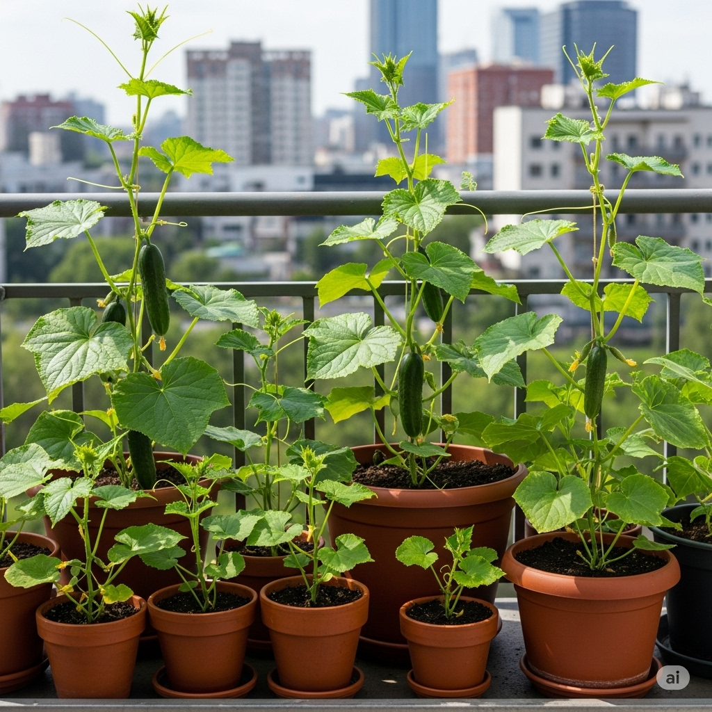 How to Grow Cucumbers in Containers with Trellises - Home Garden Tips